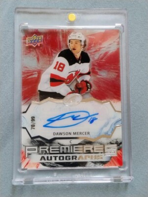2021-22 Upper Deck Ice - Ice Premieres Autographs Dawson Mercer #IPA-DM ...