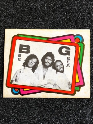 Bee Gees Card Sticker 1981 ultra RARE Music | eBay