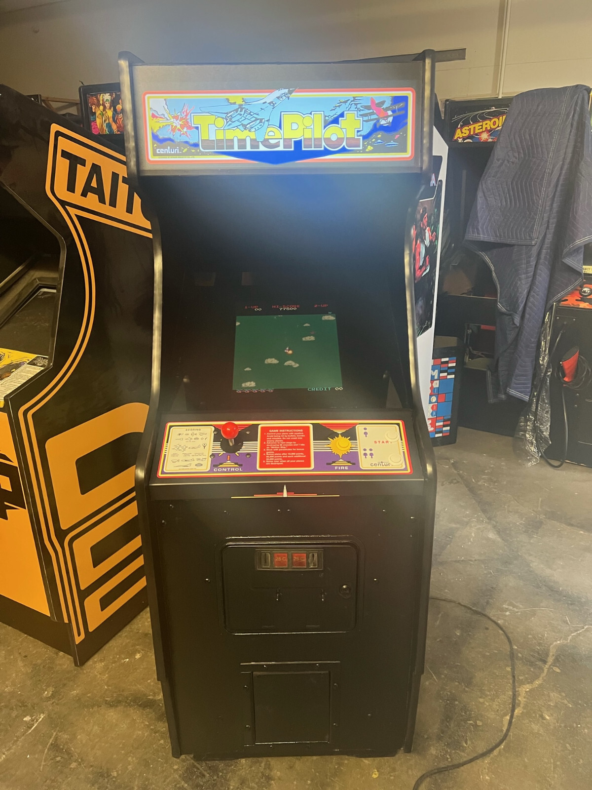 TIME PILOT ARCADE MACHINE by CENTURI 1982 (Excellent Condition) | eBay