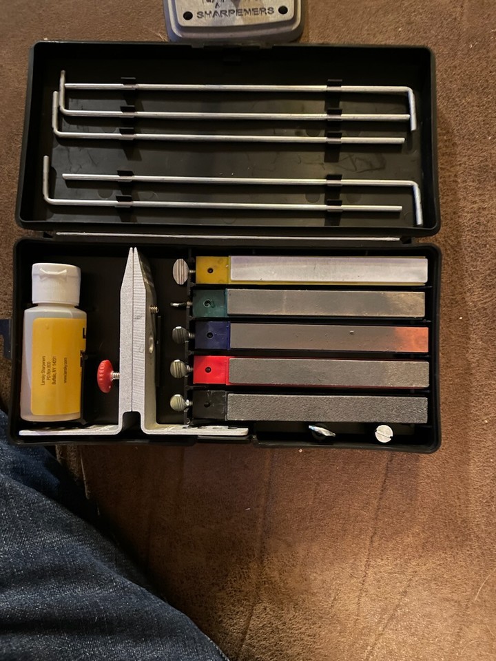 Lansky 5-Stone Sharpening System with Stand | eBay