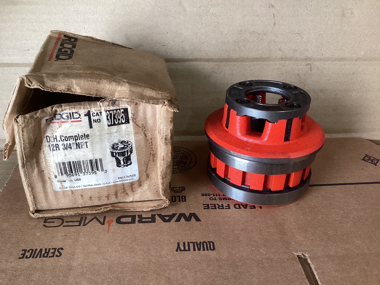 Ridgid 12-R 3/4" NPT Alloy Die Head (37395) MADE IN USA | eBay