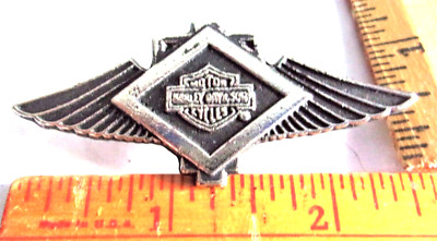 Harley pin vintage collectible old HD motorcycle pinback biker vest ...