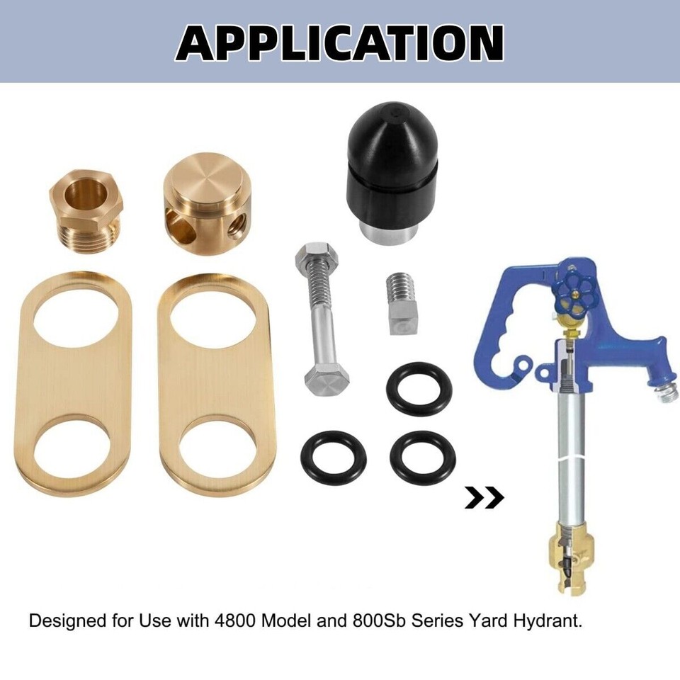 850 Sb Yard Water Hydrant 8 Piece Repair Kit & Plunger for Yard Hydrant ...