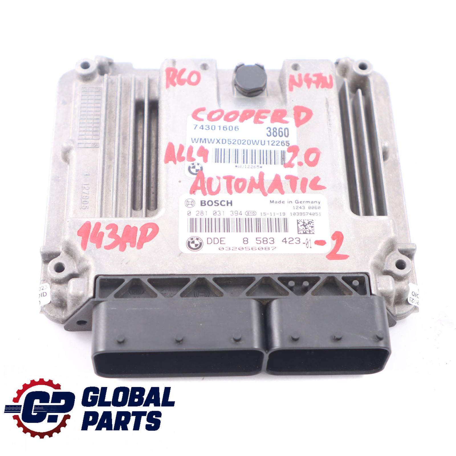 Mini Cooper D R60 R61 ALL4 N47N 2.0 143HP Engine ECU Kit DDE 8583423 ...