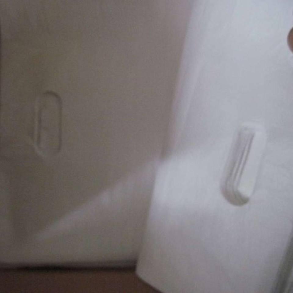 100 12 x 3 x 18" White Die Cut MDSE Handhole Plastic Merchandise Bag ...