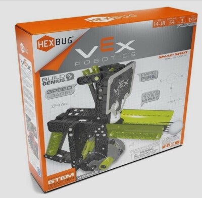 HEXBUG VEX Robotics Snap Shot DIY Ball Launcher Fun STEM Educational ...