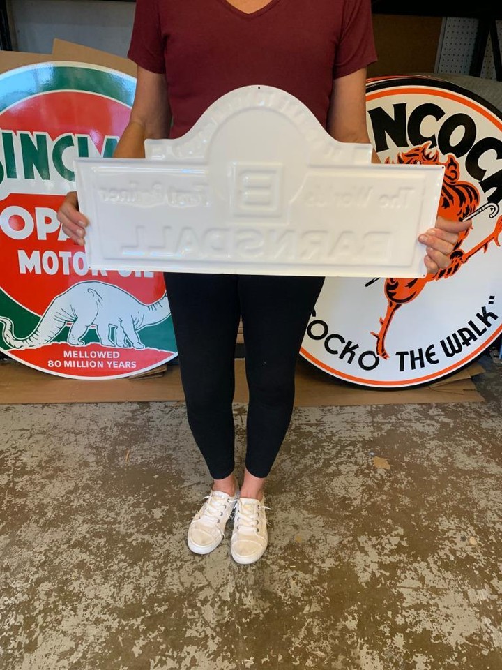 Antique Vintage Old Style Sign Barnsdall Oil Made in USA | eBay