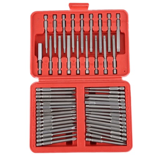 50 tlg. Extra Lange Spezial Bits Set Sicherheits Schrauben Bitssatz ...