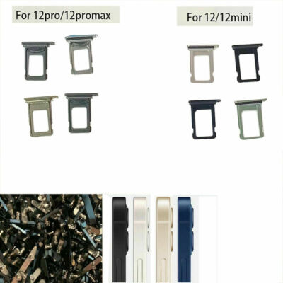 For Apple iPhone 12 / 12 Pro / 12 Pro Max Single / Dual SIM Card Tray ...