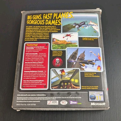 Crimson Skies - PC CD-ROM Big Box | eBay