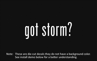 (2x) got storm? Sticker Die Cut Decal vinyl | eBay