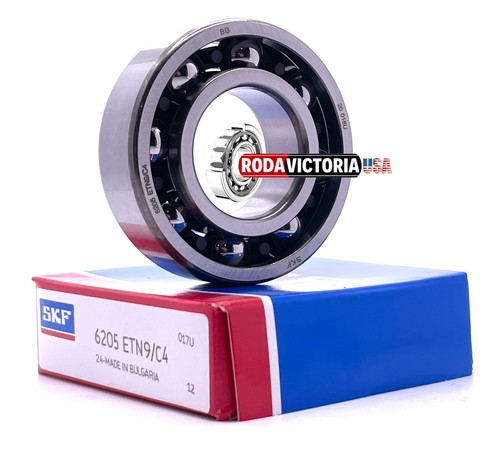 SKF 6205 ETN9 C4 Open Deep Groove Ball Bearing with Glass Fibre Cage ...