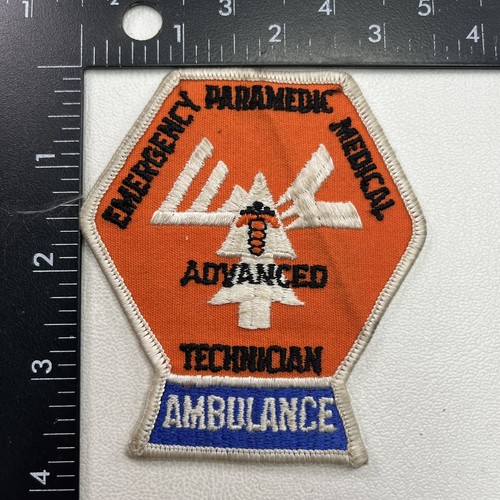 Emergency Paramedic Medical Advanced Technician AMBULANCE Patch ...