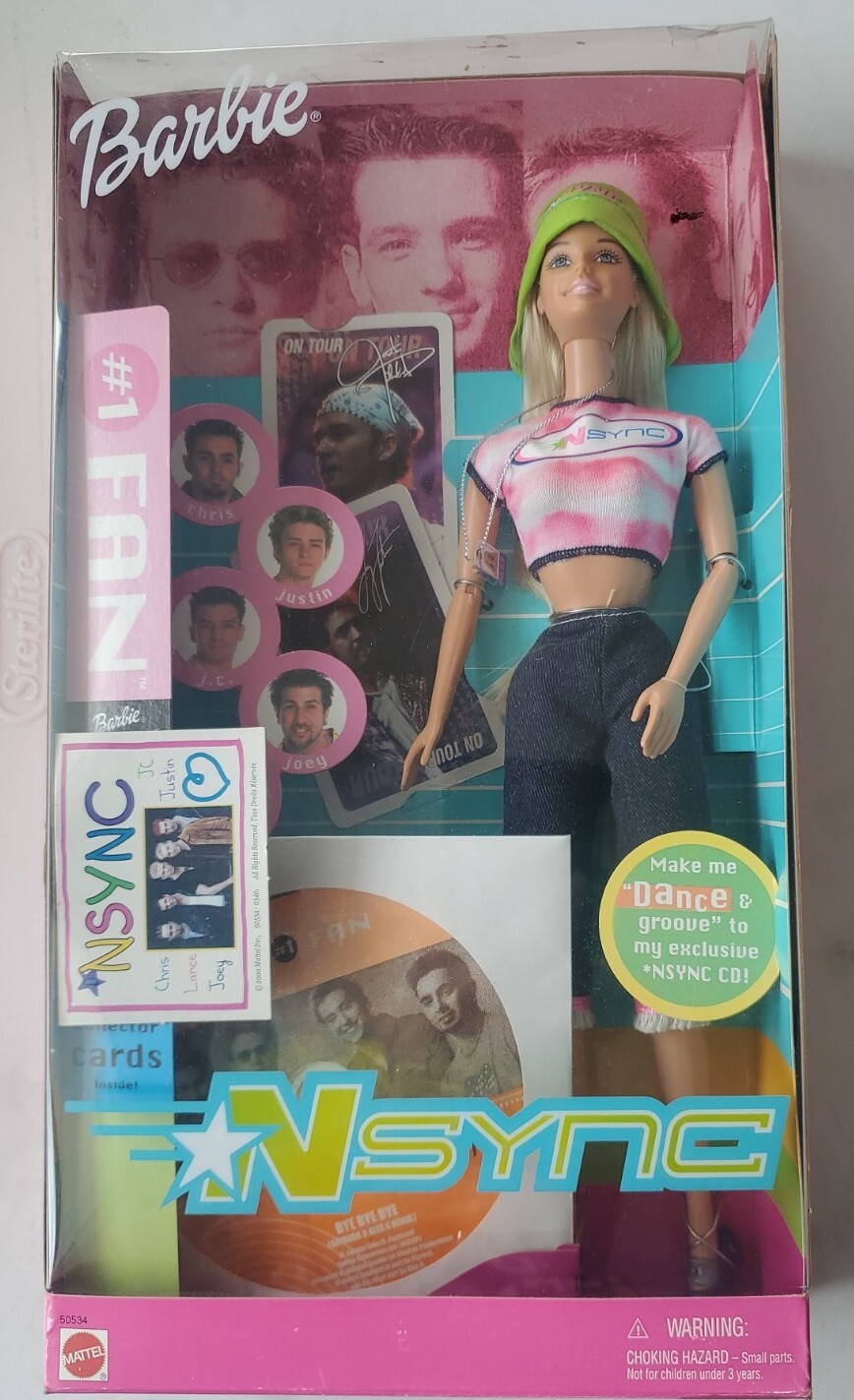 NSYNC #1 Fan Barbie Sealed In Box With CD NRFB | eBay