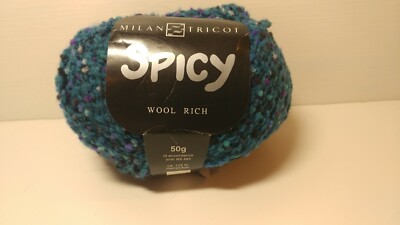 Spicy by Milan Tricot 56/30/14 Wool/Polymide/Rayon 50g 137y Made in ...
