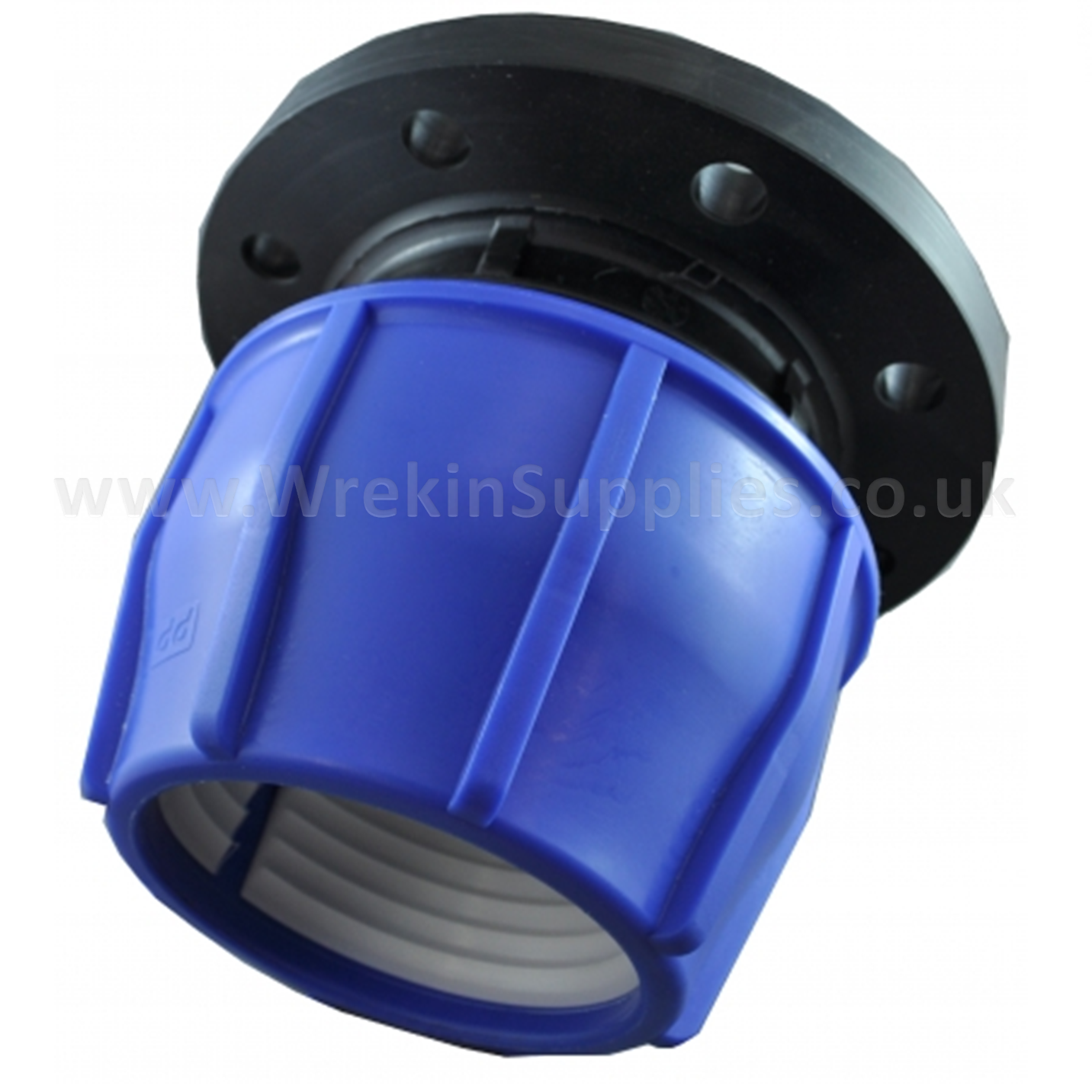 MDPE Plastic Compression Fitting 20mm O/D Polypipe LDPE Water Pipe WRAS ...