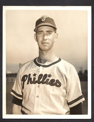 Ken Trinkle OFFICIAL Philadelphia Phillies 1949 Press Photo | eBay