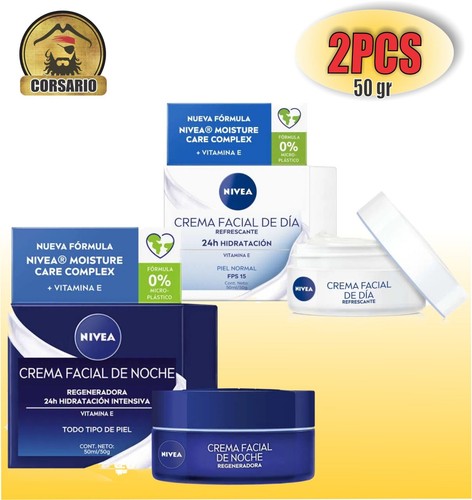 nivea Nivea Essentials day and night Moisturizing Face Cream x 50 ml-X2 ...