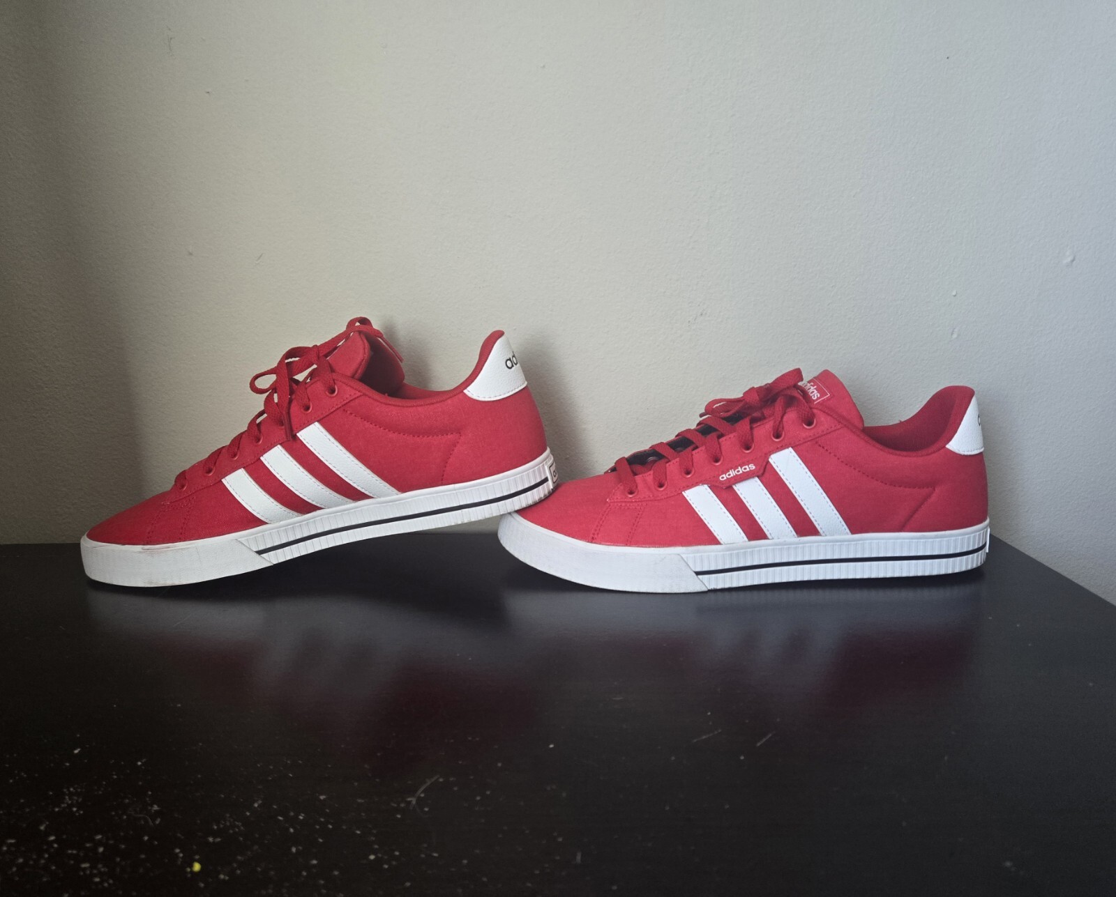 Adidas Daily 3.0 Scarlet Red & White, Skate/Causal Sneakers/Shoes, Men ...
