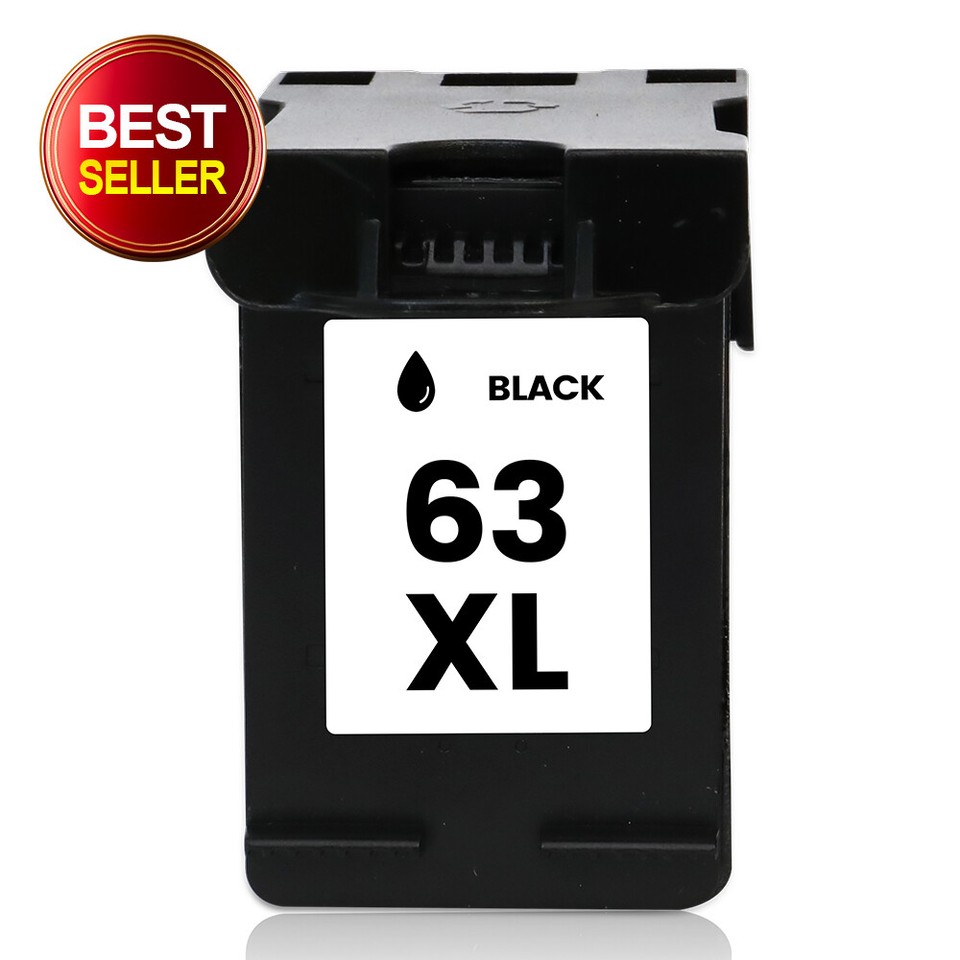 63XL Ink Cartridges Compatible for HP 63 XL Officejet 4650 3830 Envy ...