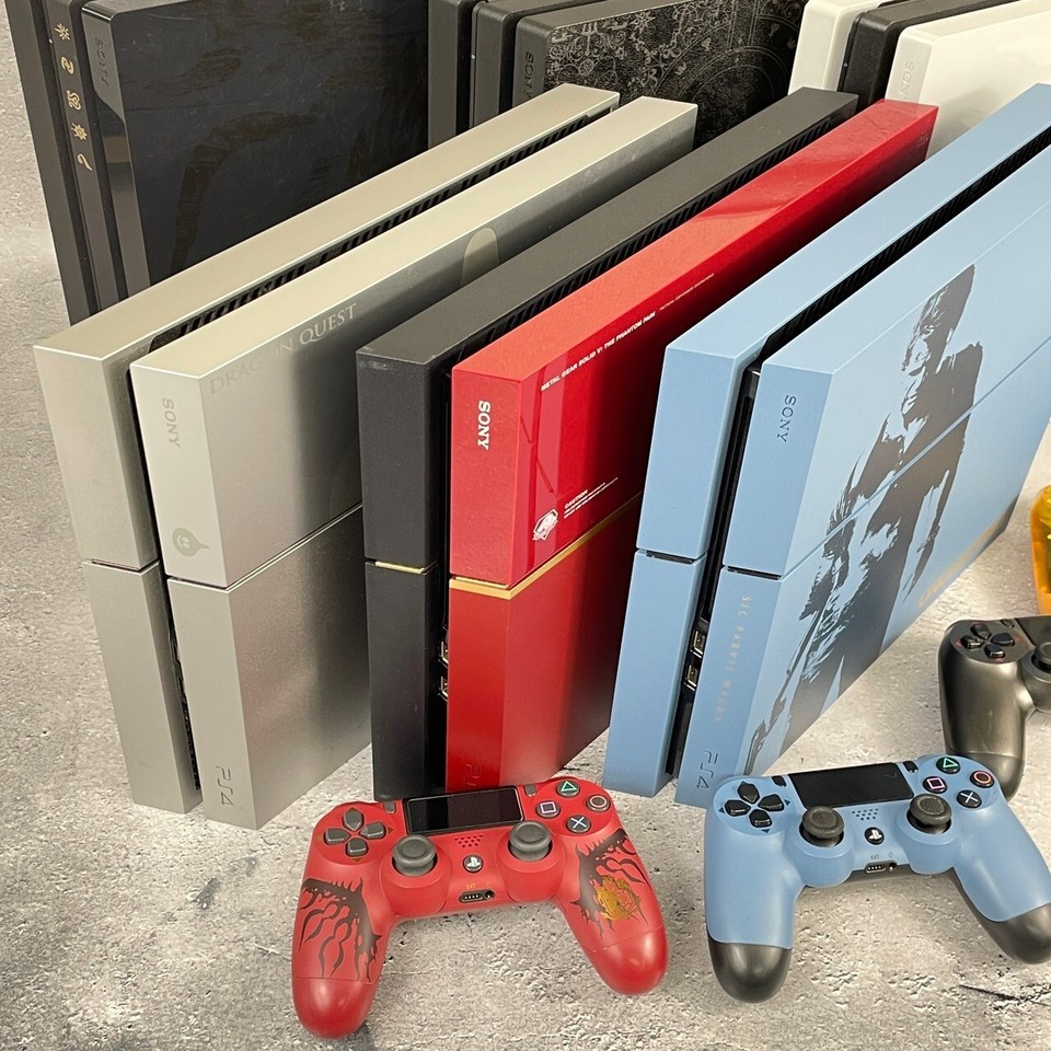 PS4 Sony PlayStation 4 Pro 500GB 1TB Limited Edition Console Complete ...