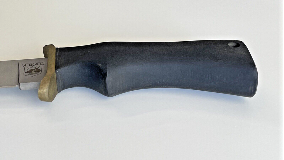 Blackjack A.W.A.C. Fixed Blade Knife Brass Guard 1 of 1000 Effingham IL ...