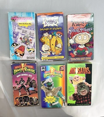 Lot VHS 90s Kids Shows Nickelodeon Cartoon | Grelly USA