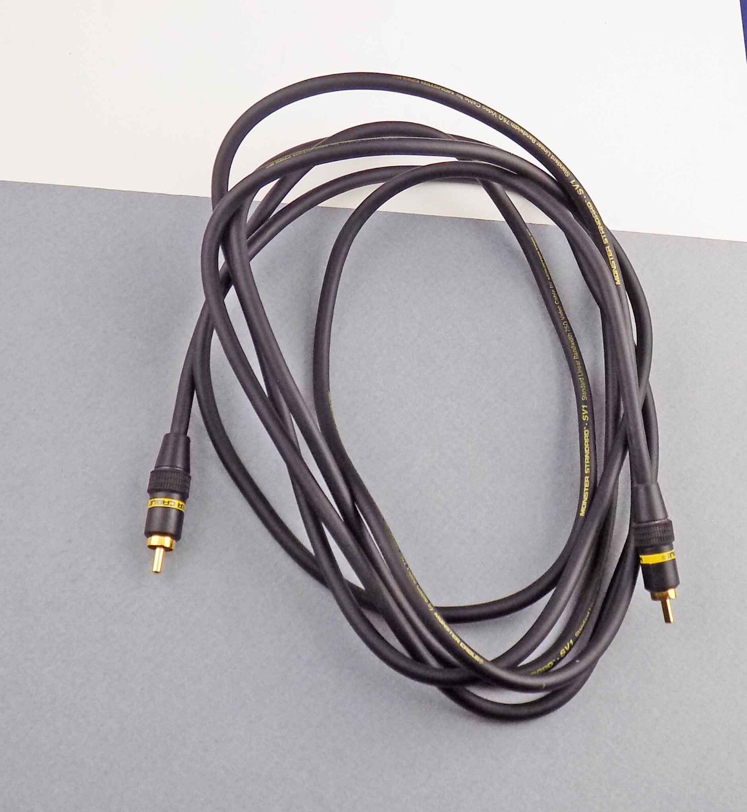 Monster SV1 Composite Video Cable RCA Std Linear Bandwidth 75 Ohm ...