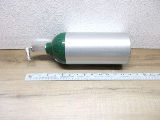 NEW Portable Aluminum Medical Oxygen Cylinder Tank (M9) Size C + Toggle ...
