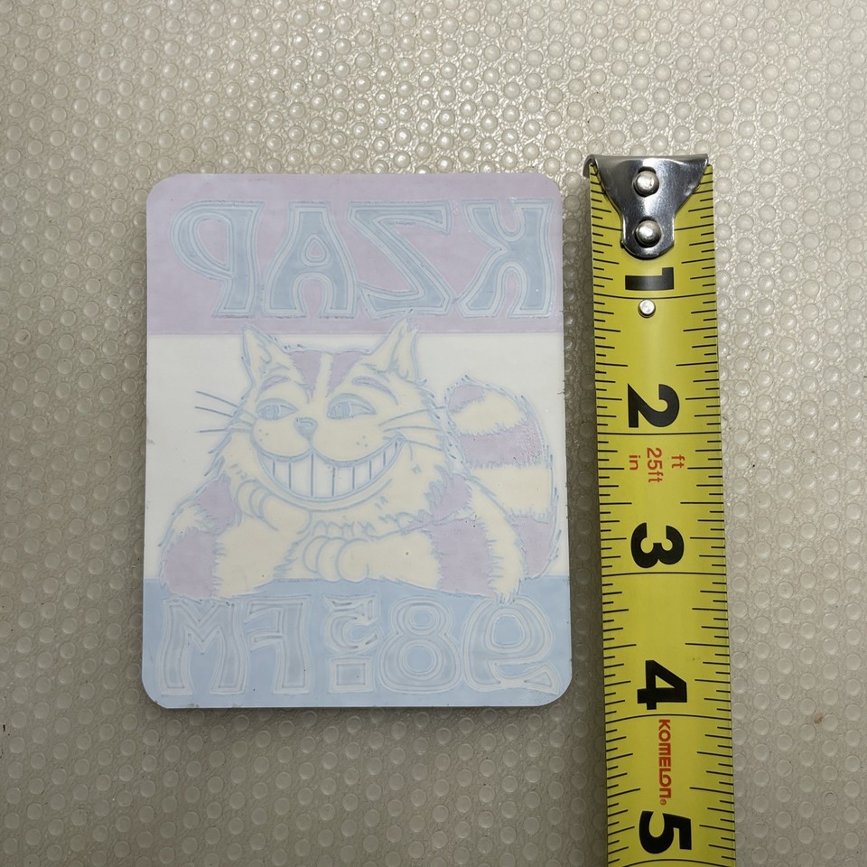 RARE Vintage Original KZAP 98.5 FM Rock Radio Cat Sticker 1974 ...