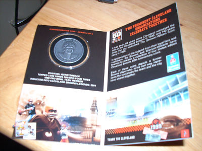 Cleveland Browns BERNIE KOSAR Commemorative coin 4 of 4 | eBay