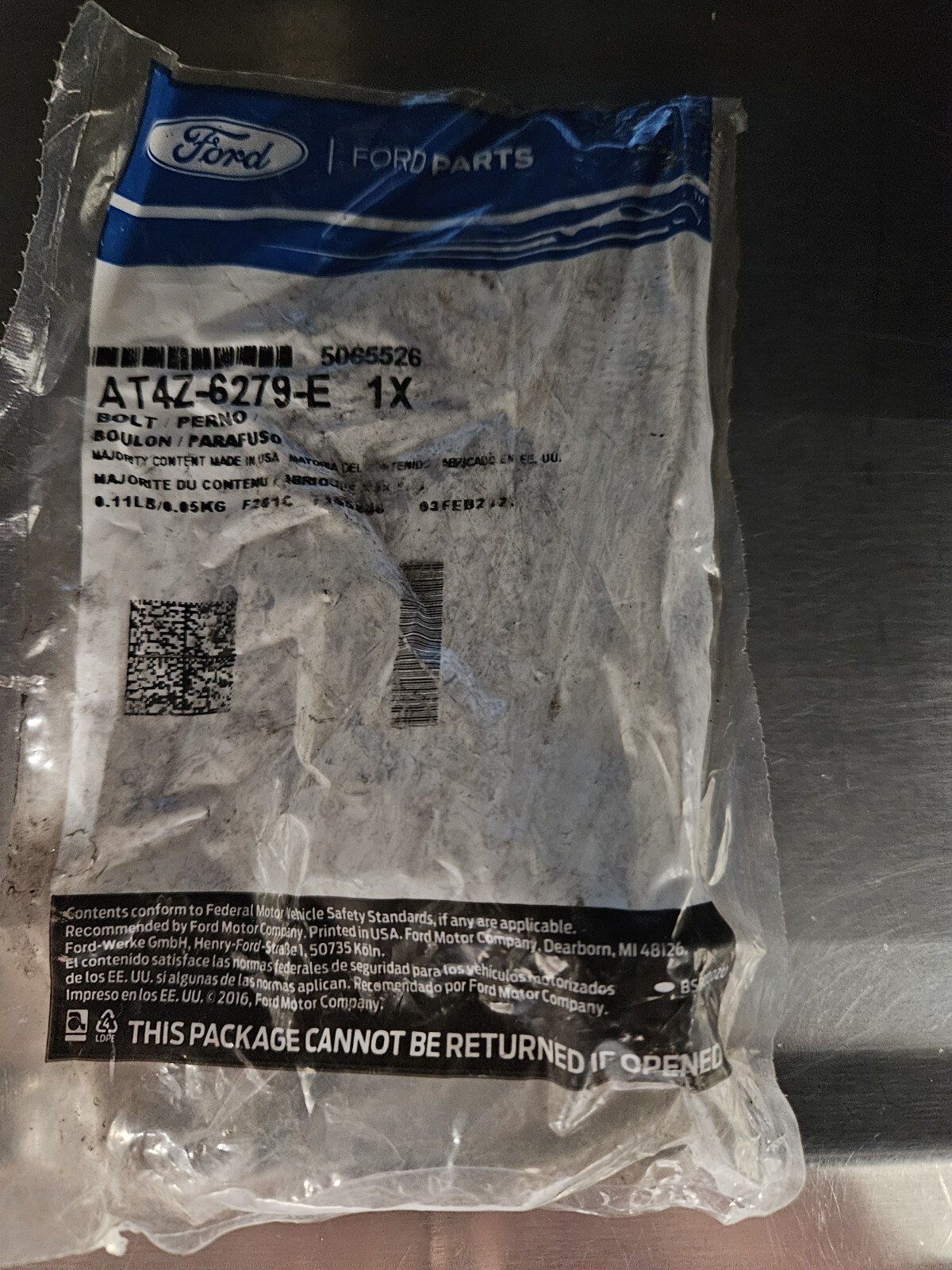 AT4Z6279E OEM Genuine Ford Bolt Unopened for sale online | eBay