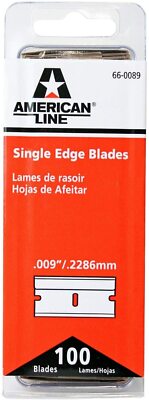 American Line Razor Blades - Single Edge Blades size .009″ (100 pcs per ...