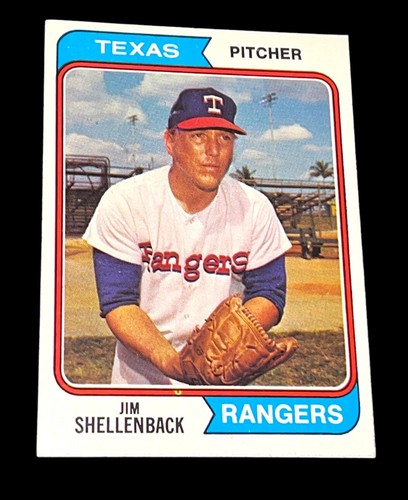 1974 Topps Jim Shellenback #657 Texas Rangers Pitcher Baseball | eBay
