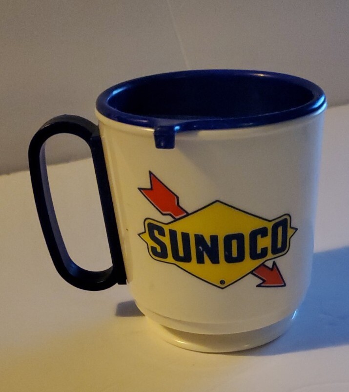 Vintage Whirley Sunoco Pgh Penguins plastic coffee mug w/ lid | eBay