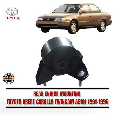 Toyota Corolla AE101 1991 - 1995 Rear Engine Motor Mount NEW 12371 ...