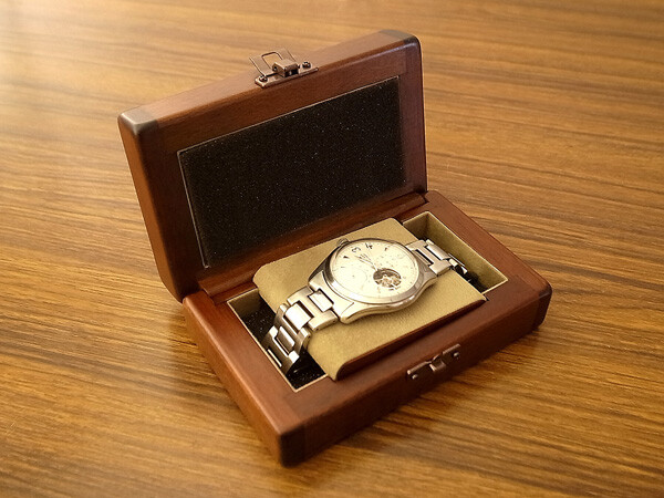 Toyooka Craft Wooden Alder Watch Case Box 1 slot Storage sc124 [From JP ...