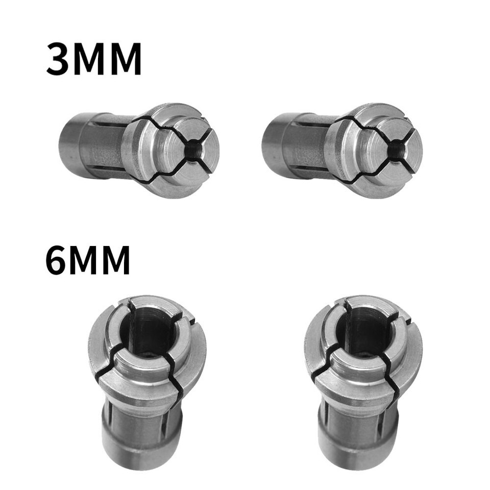 2/4Pack Die Grinder Collet 3MM 6MM Grinding Machine Clamping Collet ...