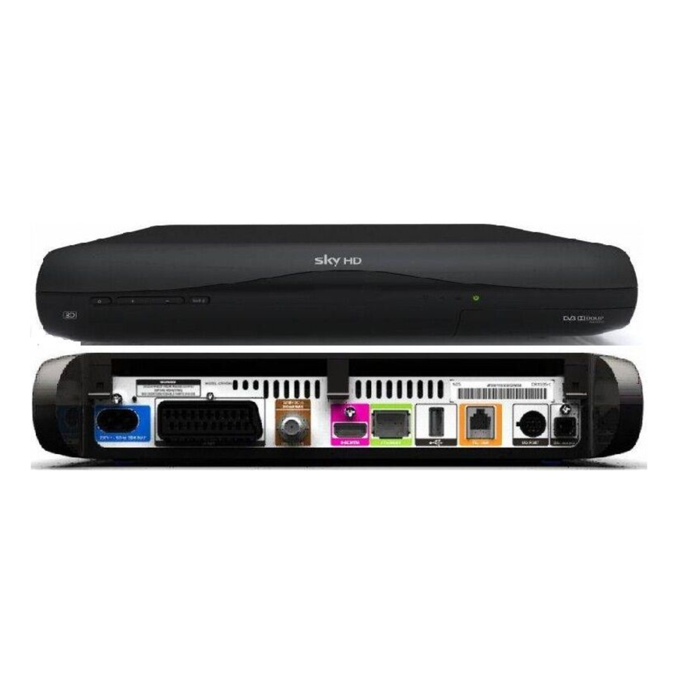Sky +HD DRX595 box with remote and Cable Small Slimline Box Freeview ...