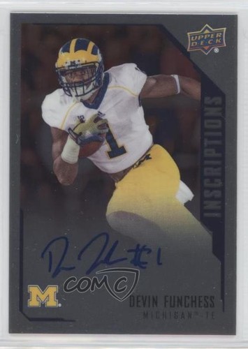 2015 Upper Deck Inscriptions Devin Funchess #DF Rookie Auto RC | eBay