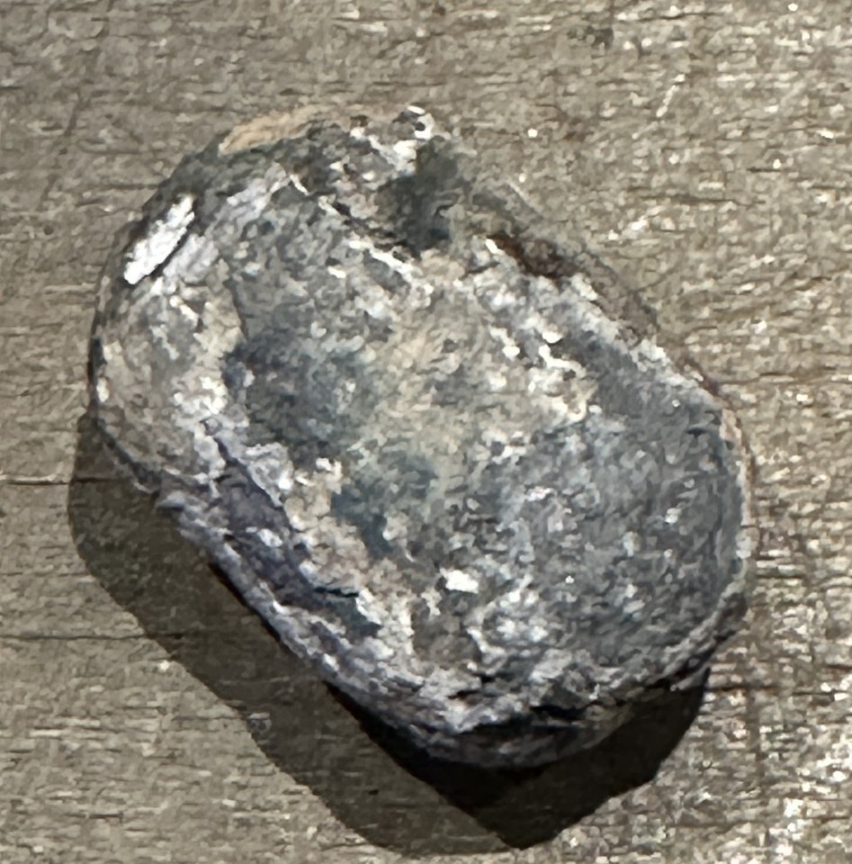 .58 caliber Confederate "slug ball" bullet. Recovered from blockade ...