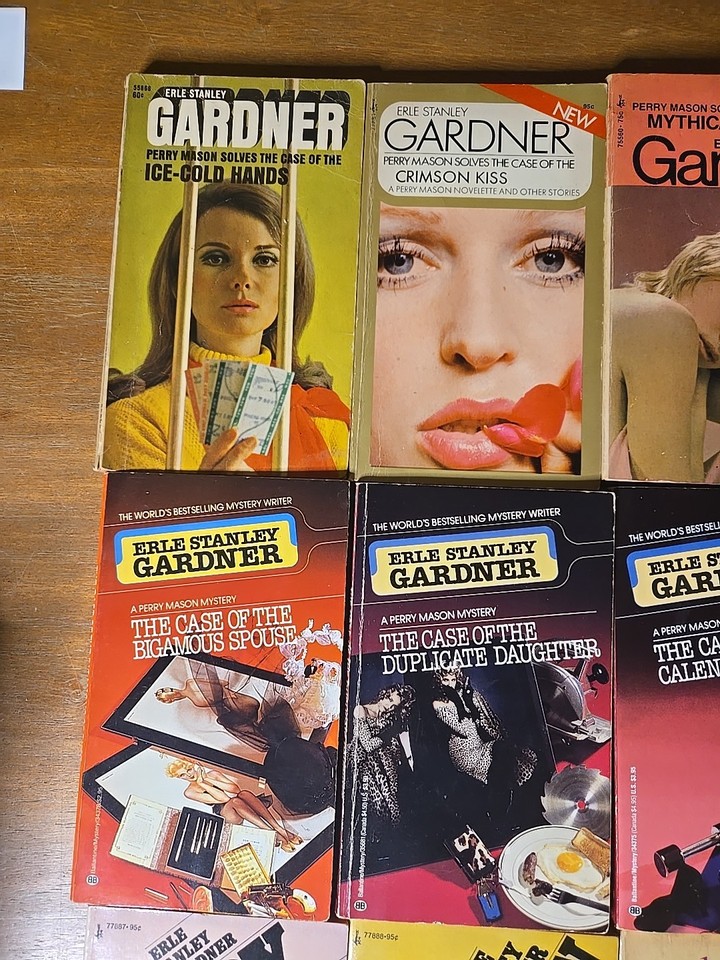 PERRY MASON (12) Vintage Paperback Books By Erle Stanley Gardner | eBay