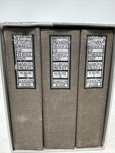 REMEMBRANCE OF THINGS PAST Proust Vols 1-3 1982 Boxed Set HBs/FREE ...