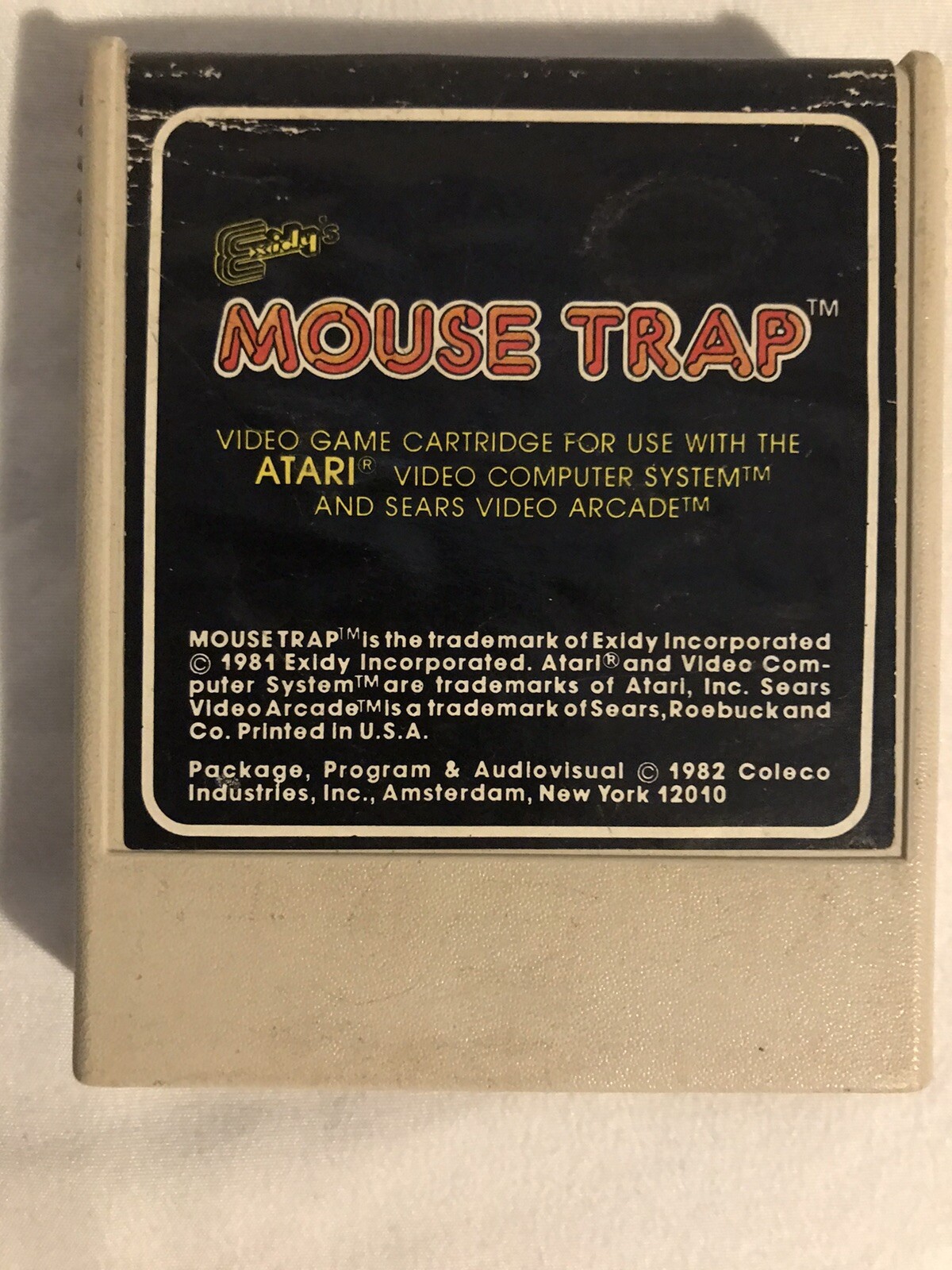 Mouse Trap Atari 2600 - Prix - Photo - Présentation