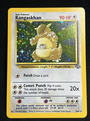 Pokemon Kangaskhan Base Set Jungle 5/64 Holo LP | eBay