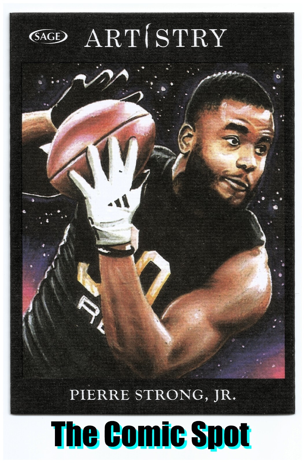 2022 SAGE ARTISTRY ~ PIERRE STRONG JR #106 ~ CANVAS SP PARALLEL ~ RC ...