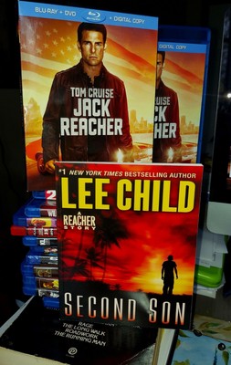 JACK REACHER blu limited box set Tom Cruise Lee Child bonus book Rare ...