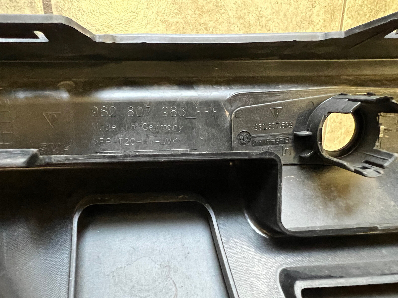 PORSCHE BOXSTER 718 CAYMAN S 982 REAR BUMPER DIFFUSER 2017-2019 OEM ...