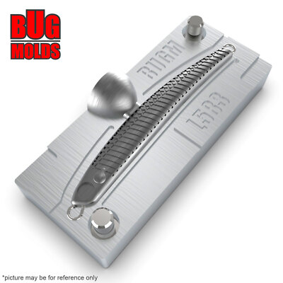 Fishing Sinker Mold Aluminium Fishing Mold Lure making Lead Molds Cool ...