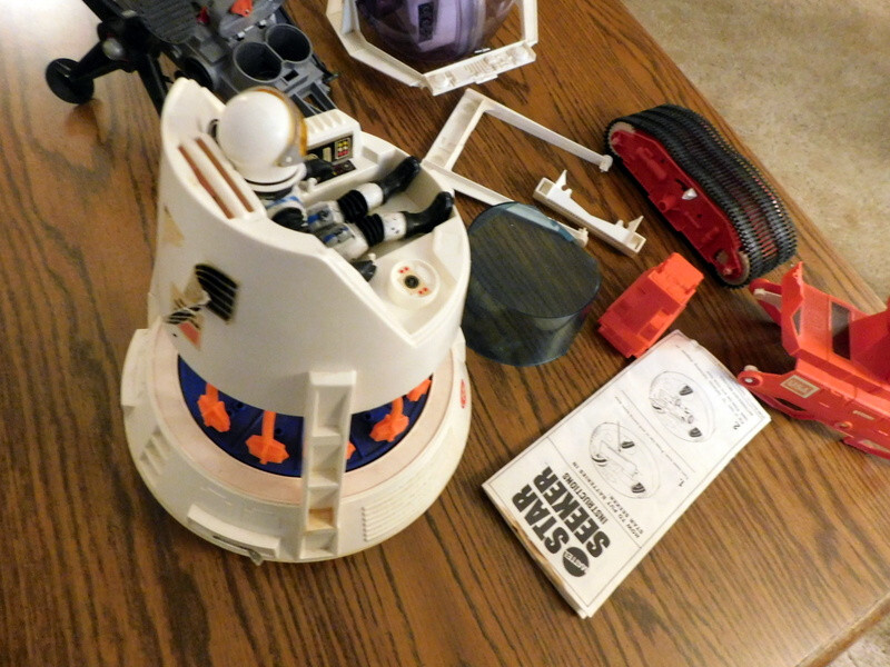 MATTEL MAJOR MATT MASON Toys STAR SEEKER Space Crawler Bubble Uni ...